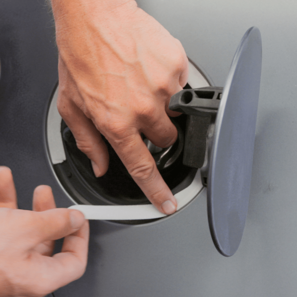 How to Mask a Fuel Filler Cap - JTAPE